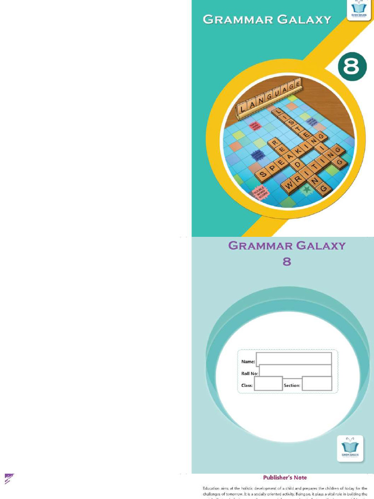 Grammar Galaxy Class 8 | PDF