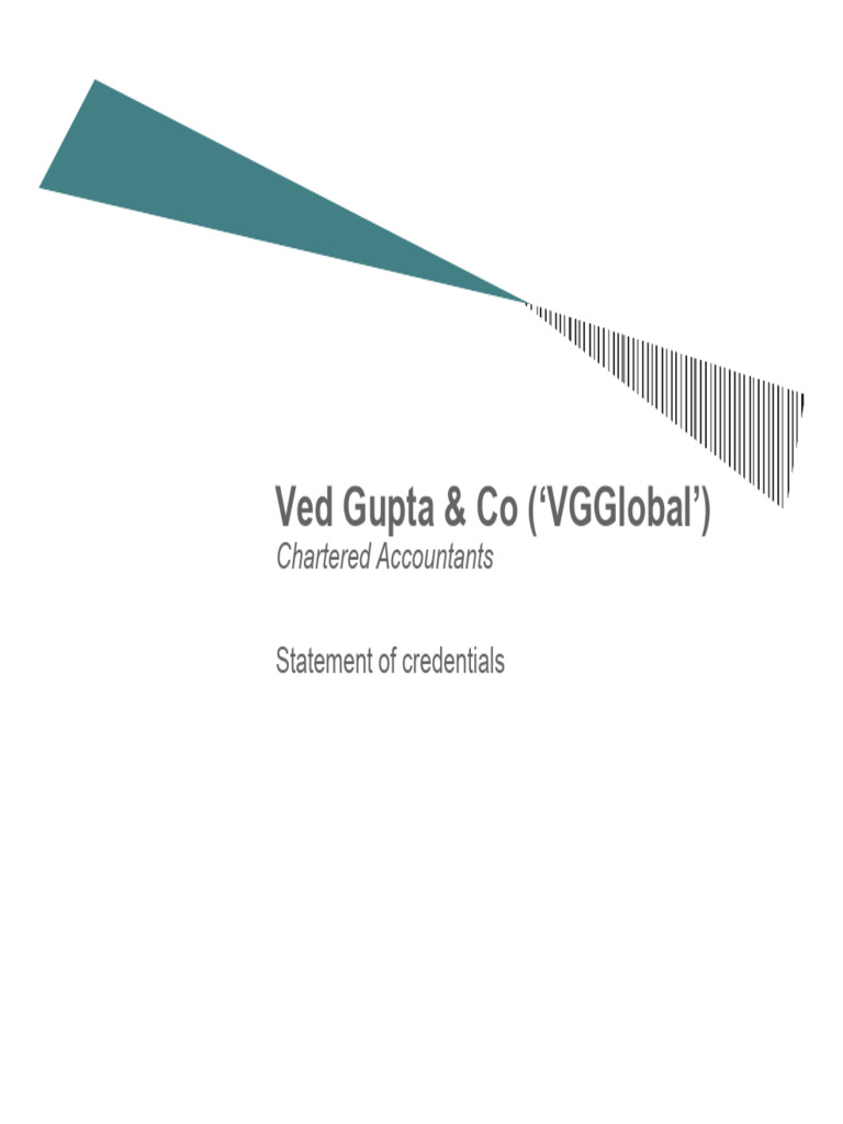 VGGlobal-Statement of Credentials | PDF | Taxes | Accounting