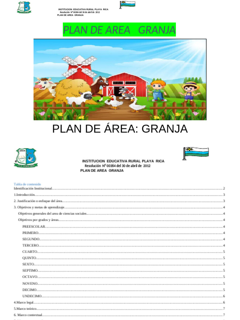 PLan de Estudios Granja | PDF | Sustentabilidad | Agricultura