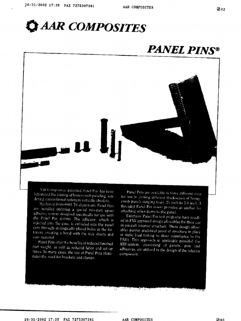 AAR Panel Pins | PDF