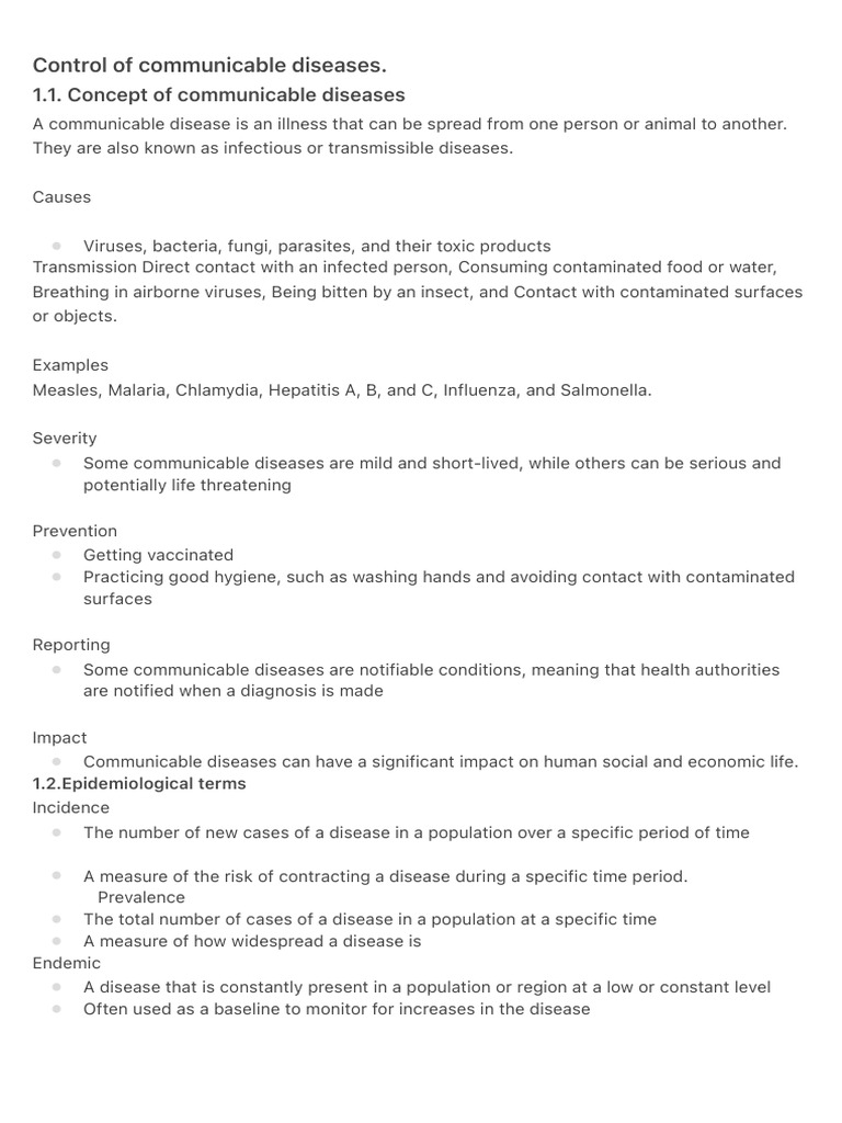 Understanding Communicable Diseases | PDF | Infection | Influenza