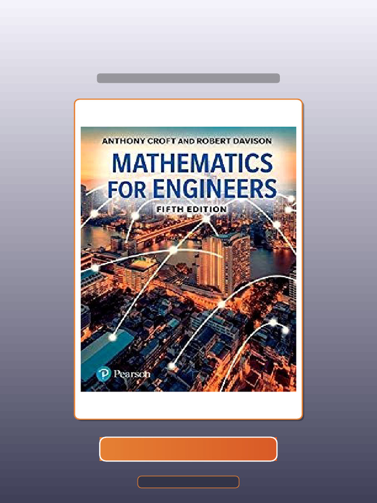 Mathematics For Engineers 5th Edition Ebook and TestBank Bundle Full ...