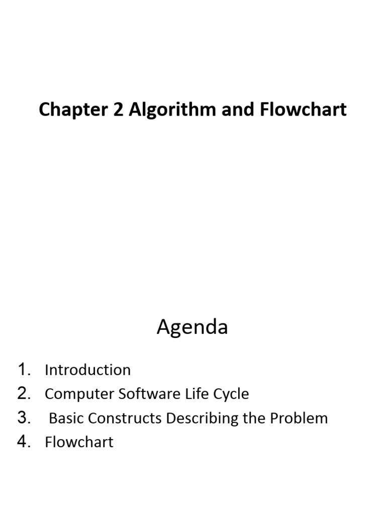 Chapter 02 Algorithm and Flowchart v2 | PDF | Algorithms | Area