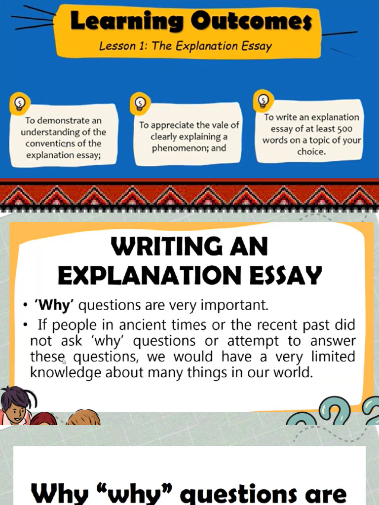 Explanation Essay | PDF