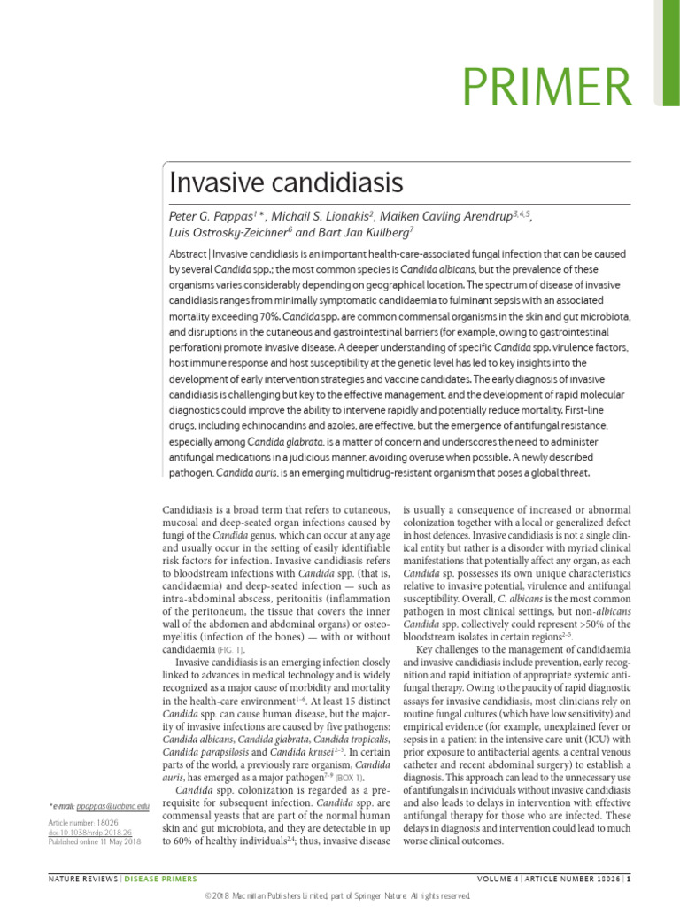 Copia de Candida Nature | PDF | Candida (Fungus) | Candidiasis