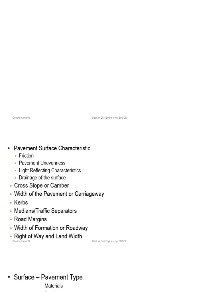 02 GDR Cross Sectional Elements | PDF | Traffic | Road