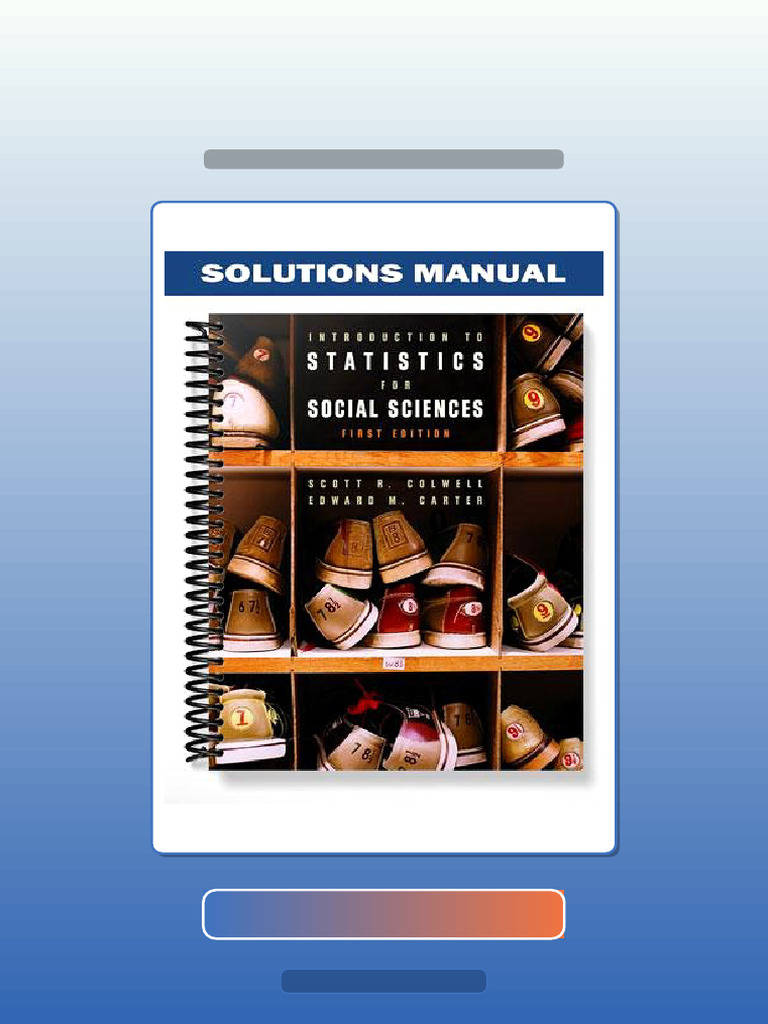 Introduction to Statistics for Social Sciences Canadian 1st Edition by ...