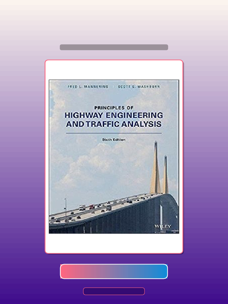 Principles of Highway Engineering Traffic Analysis 6th eBook and ...