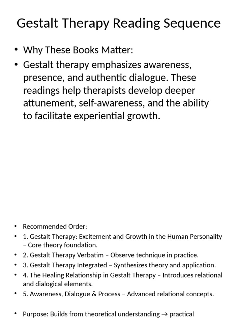Therapist Reading Lists Presentation | PDF | Psychotherapy | Cognitive ...