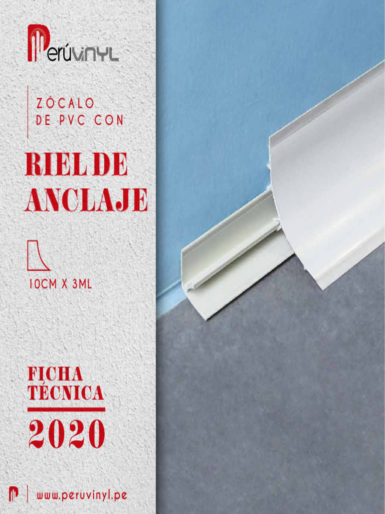 FT - Zocalo PVC Con Riel Peruvinyl | PDF