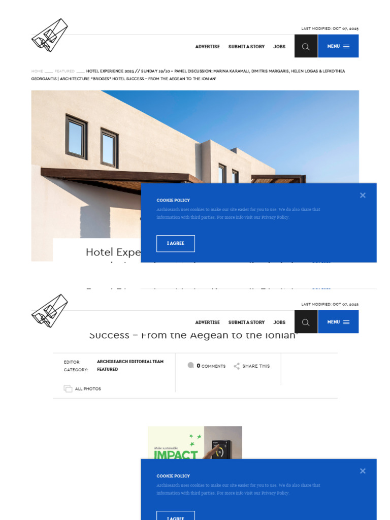 Hotel Experience 2025 __ Sunday 19_10 - Panel Discussion_ Marina Karamali, Dimitris Margaris ...