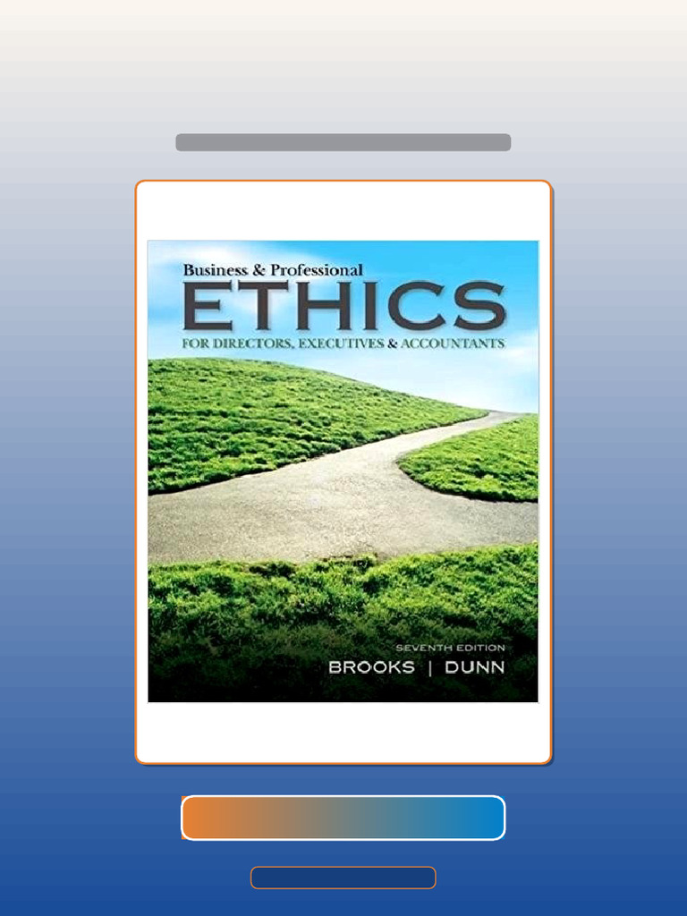 Business Professional Ethics 7th Edition Ebook and TestBank Bundle Full ...