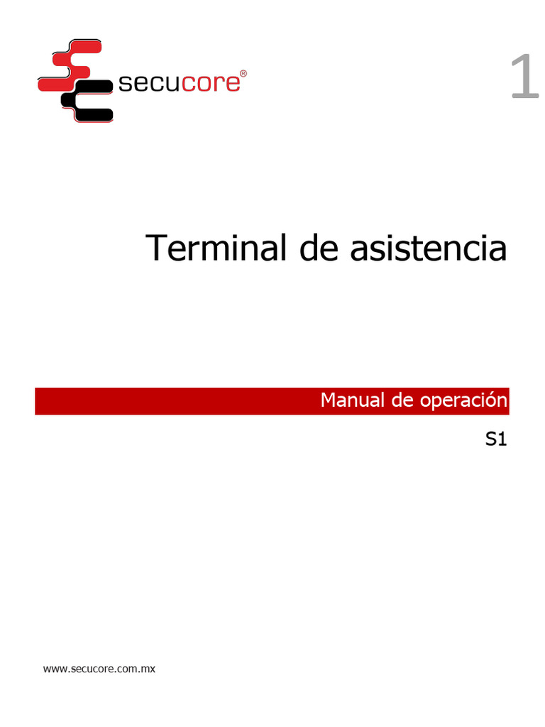 Manual de Seguridad para Terminal S1 | PDF | Archivo de computadora ...