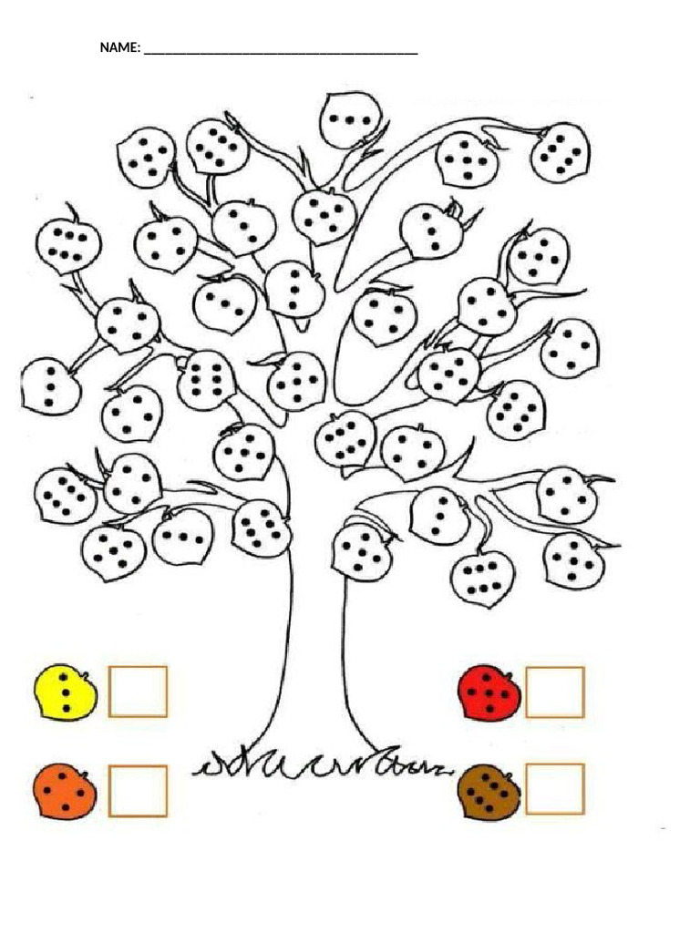 Fall Numbers and Colours Ys | PDF