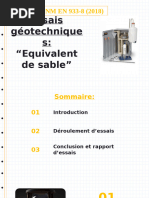 Essai d'Équivalent de Sable NF EN 933-8 | PDF | Chimie | La nature