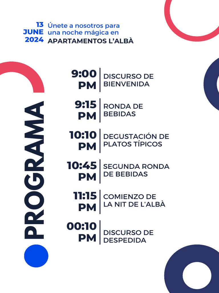 Programa de la Nit de l'Albà 2024 | PDF