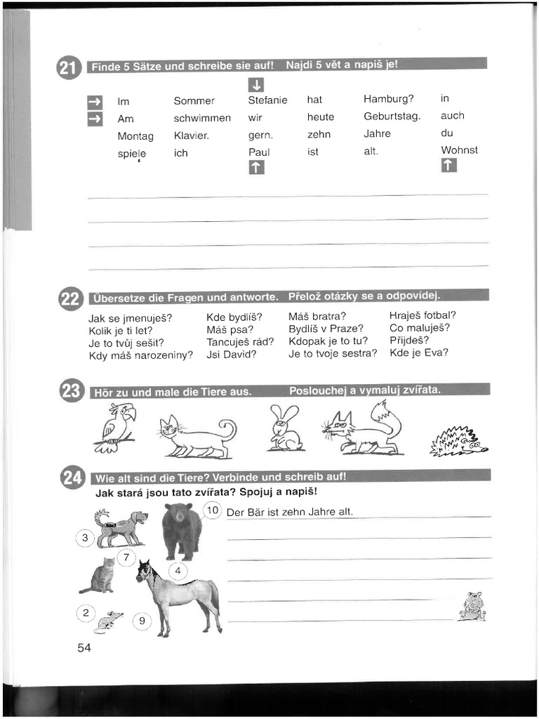 Hodina - Pracovny Zosit | PDF