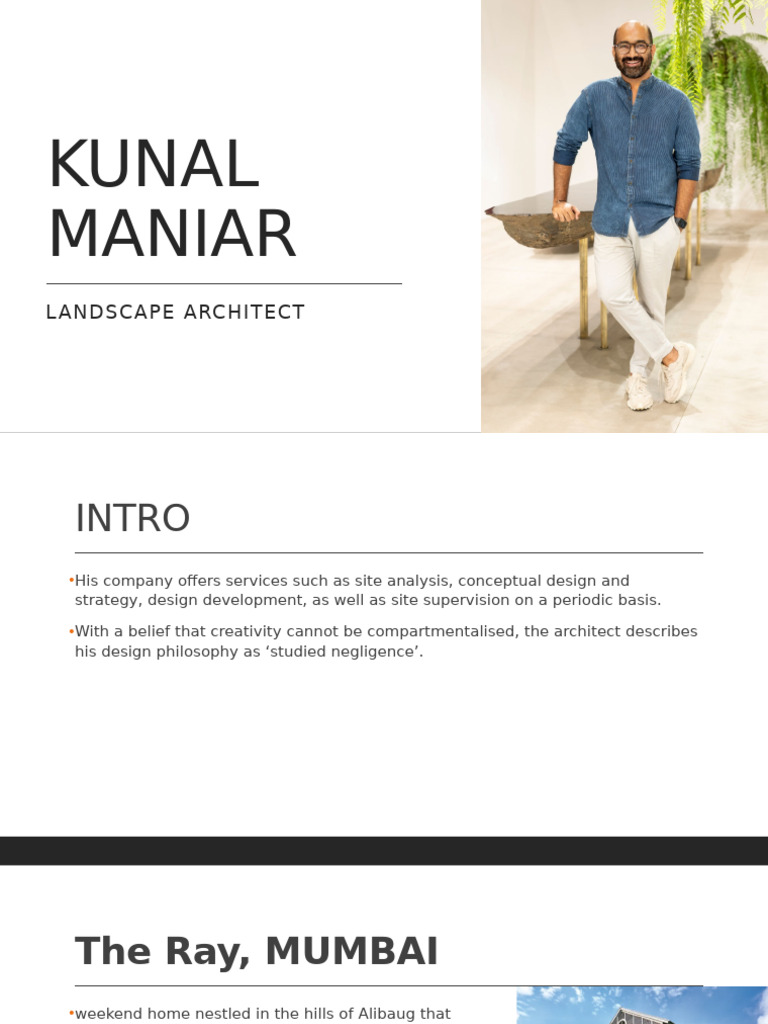 Kunal Maniar | PDF | Landscape | Botany