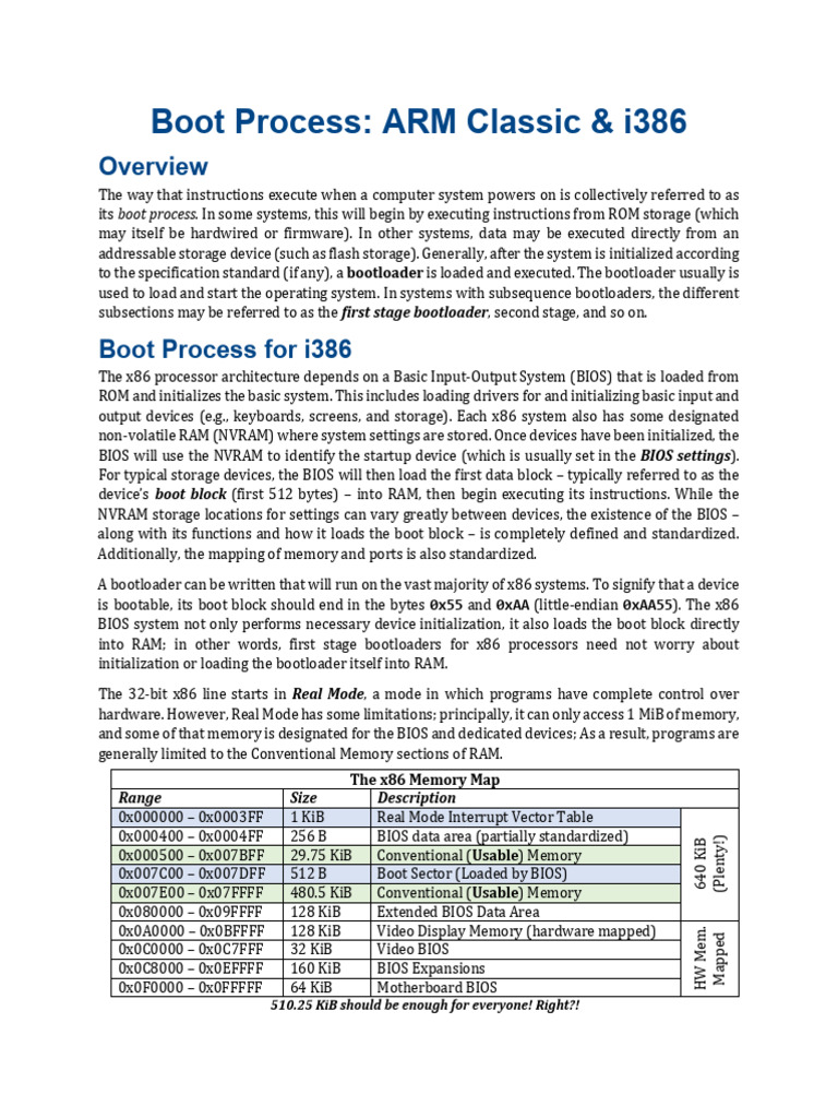 Boot Process | PDF | Booting | Bios