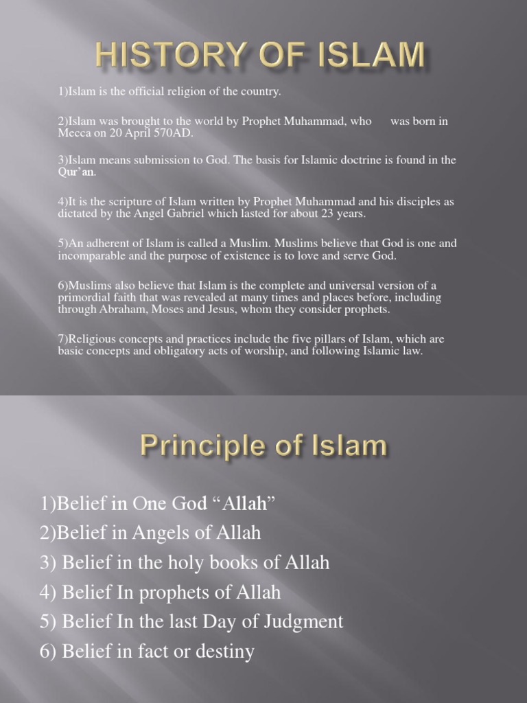 History of Islam | PDF | Muhammad | Allah