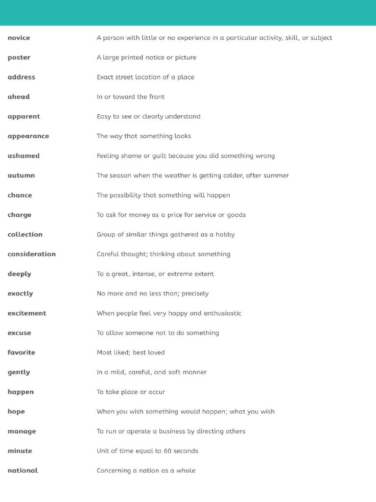 3rd Grade Daily Vocabulary Practice | PDF