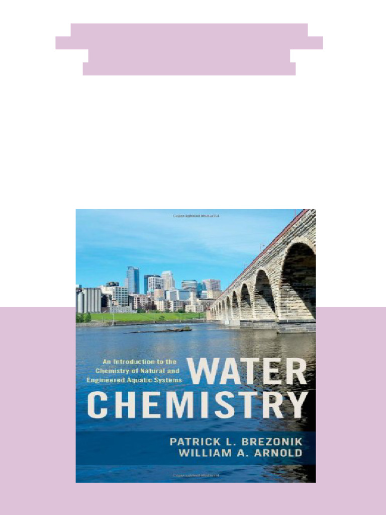 (Ebook) Water Chemistry: An Introduction to the Chemistry of Natural and Engineered Aquatic ...