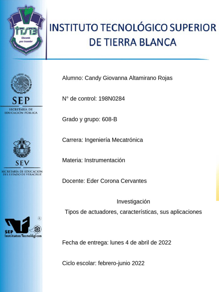 Hoja Con Logo Del TEC | PDF
