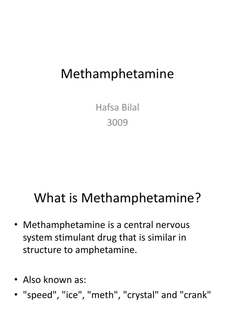 Methamphetamine | PDF | Methamphetamine | Psychosis