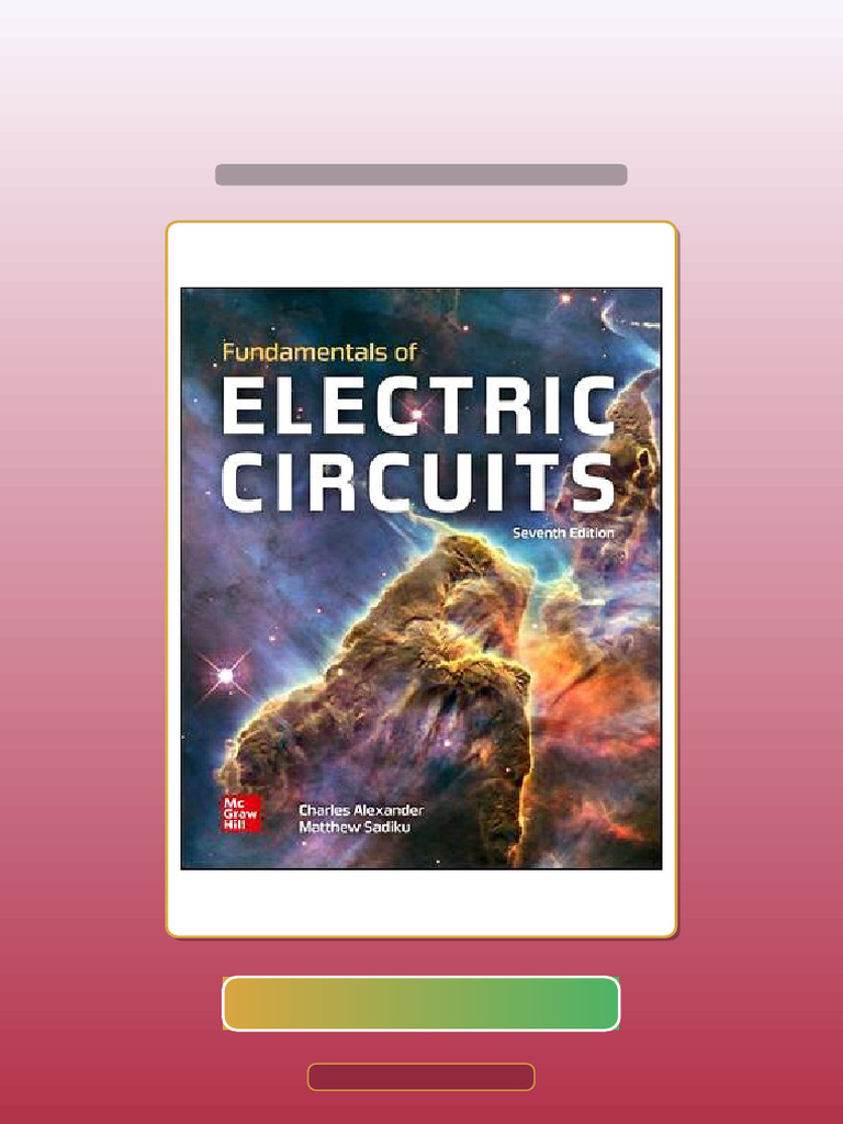 Fundamentals of Electric Circuits 7th Edition Get It Now | PDF | Educational Assessment ...