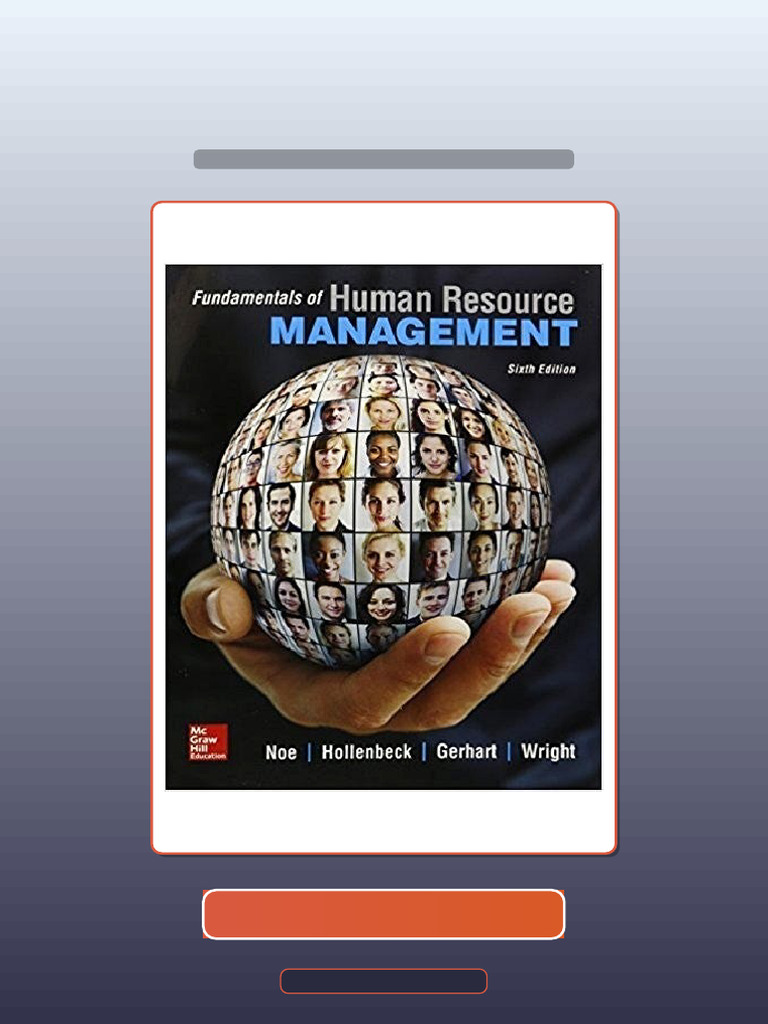 Fundamentals of Human Resource Management 6th Edition Get It Now | PDF ...