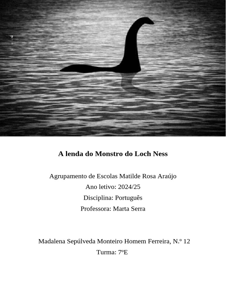 A Lenda Do Monstro Do Loch Ness | PDF