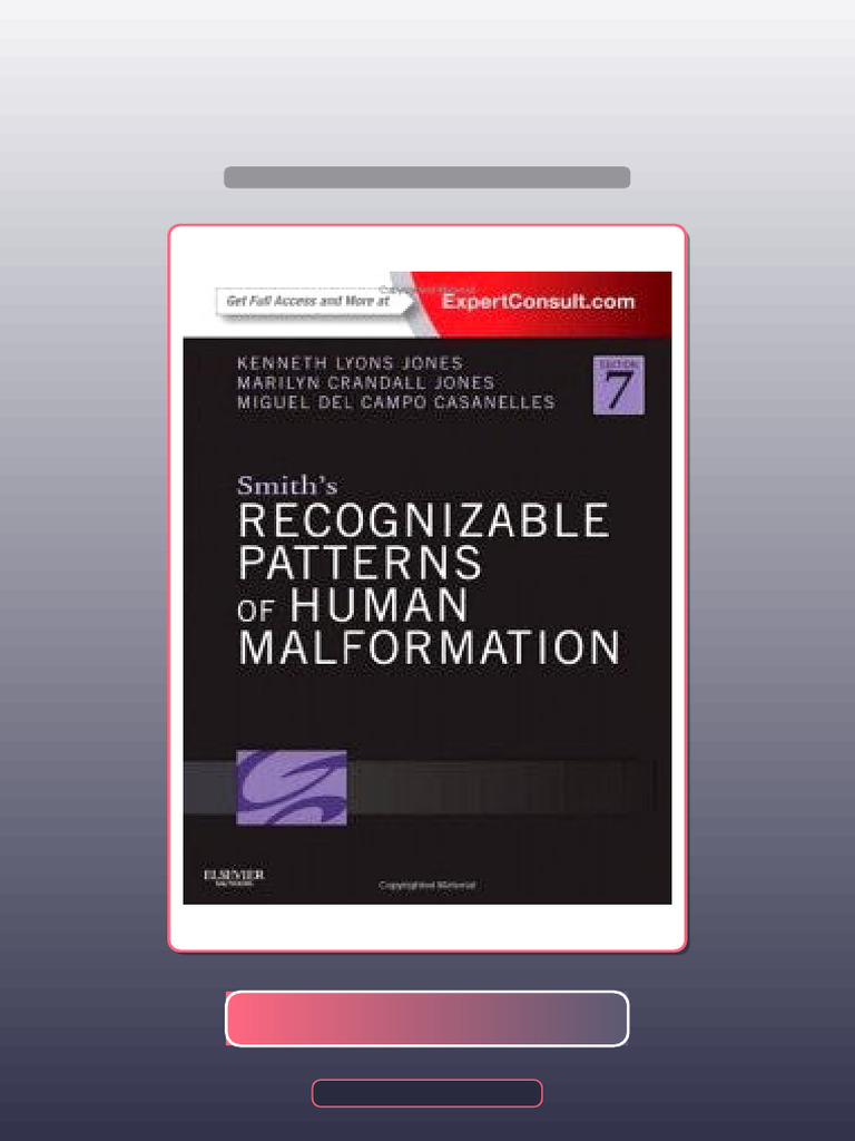 Complete Smiths Recognizable Patterns of Human Malformation 7th Edition ...