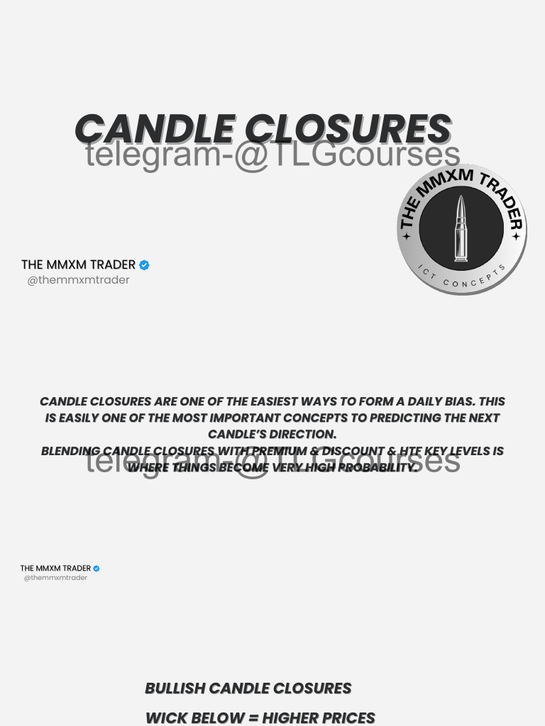 Understanding Candle Closures in Trading | PDF