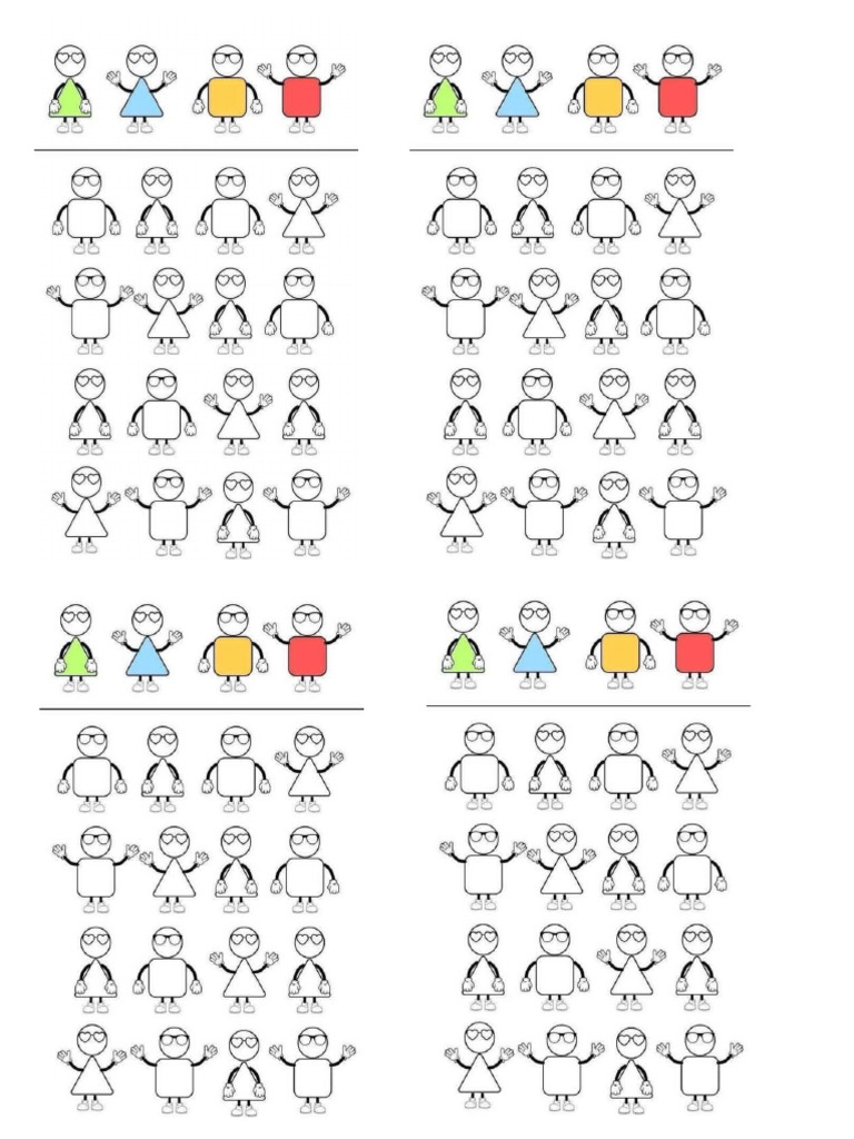 Codigo de Colores Figuras Geometricas | PDF