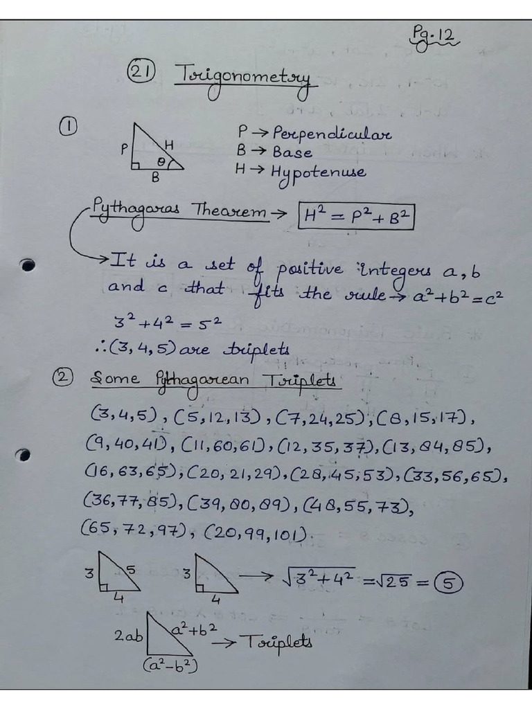 Trigonometry, 2D, 3D Formulas | PDF