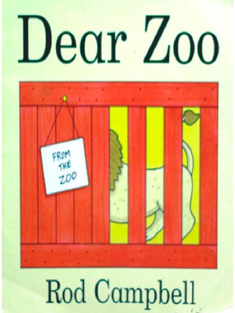 Dear Zoo Englishare 251006 083508 | PDF