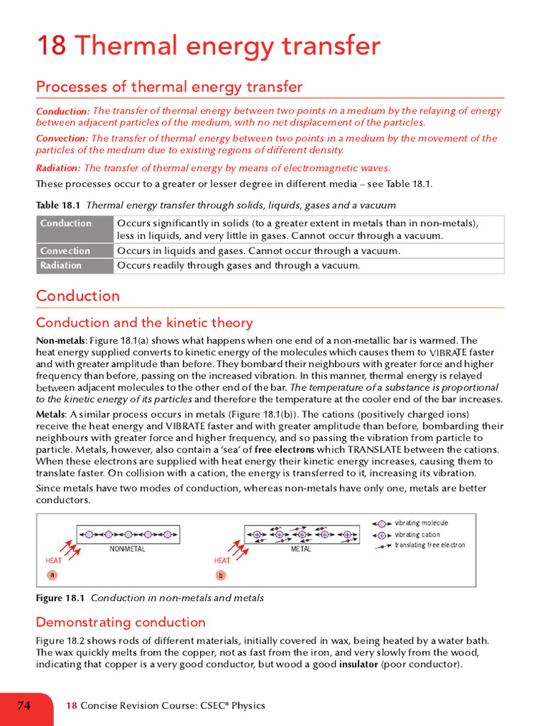 18 Thermal Energy Transfer | PDF | Greenhouse Effect | Thermal Conduction