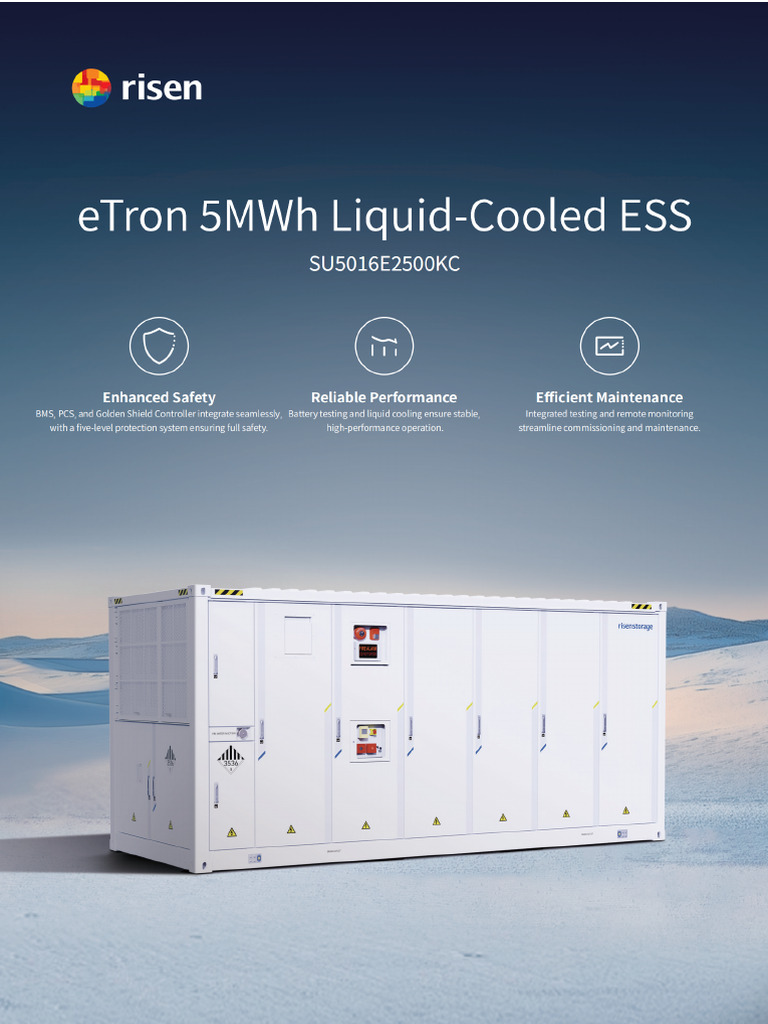 Datasheet Risen BatteryContainer 5015kWh | PDF