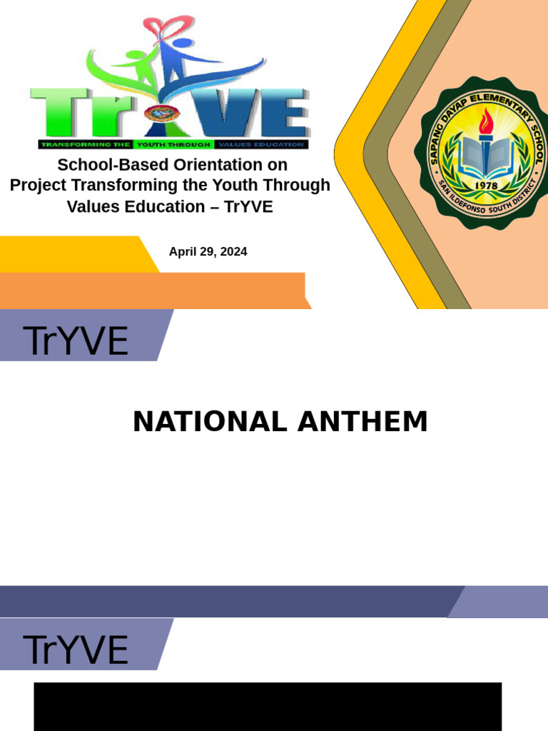 School Orientation for Values Education | PDF