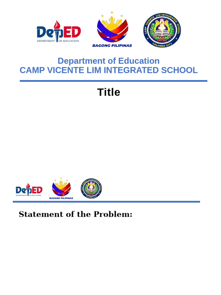 Title Defense Template Pr2 | PDF