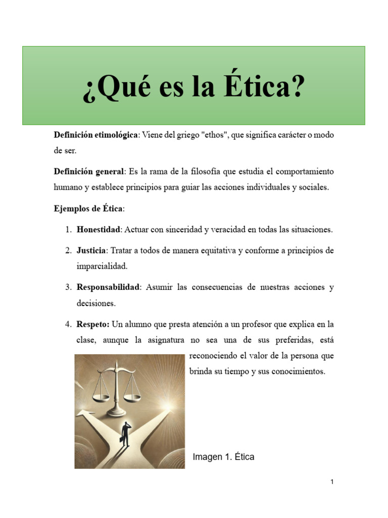 Ética y Moral: Definiciones y Comparaciones | PDF | Moralidad ...