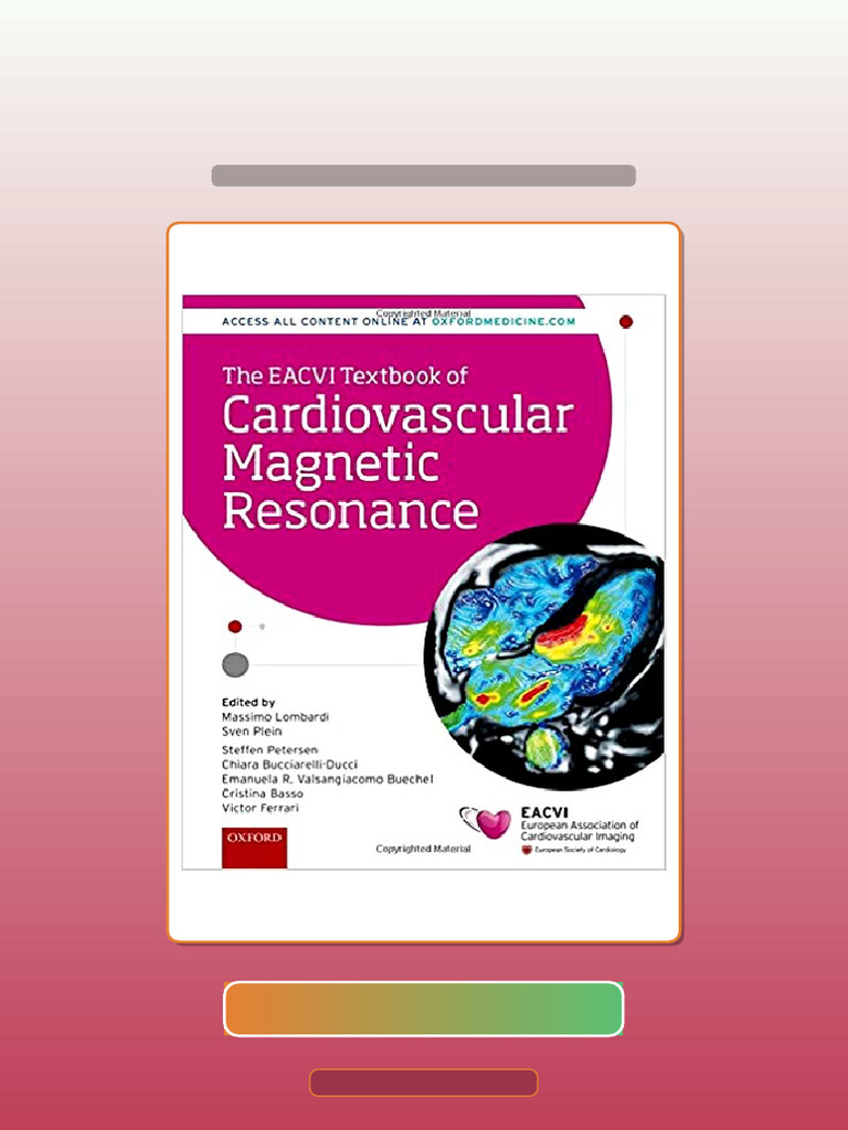 The EACVI Textbook of Cardiovascular Magnetic Resonance by Victor ...