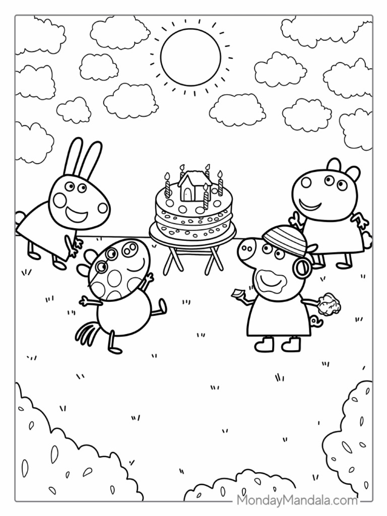 Peppa Pig With Friends at Birthday Party | PDF