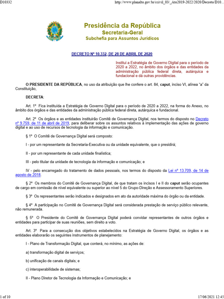 Estratégia de Governo Digital 2020-2022 | PDF | Administração pública ...