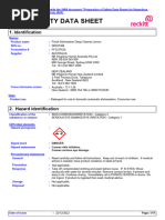 Finish Dishwasher Deep Cleaner SDS | PDF | Waste | Waste Management