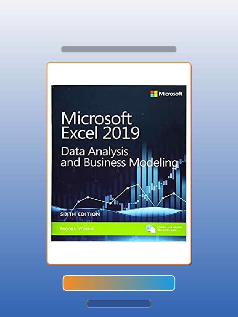 Microsoft Excel 2019 Data Analysis and Business Modeling Business ...