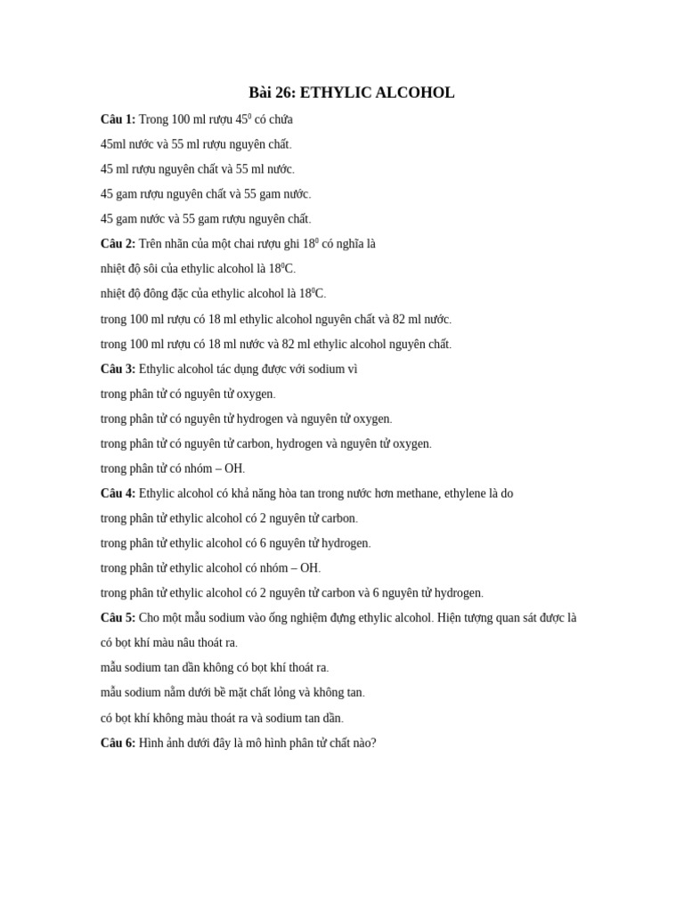 KHTN Ethylic Alcolhol | PDF
