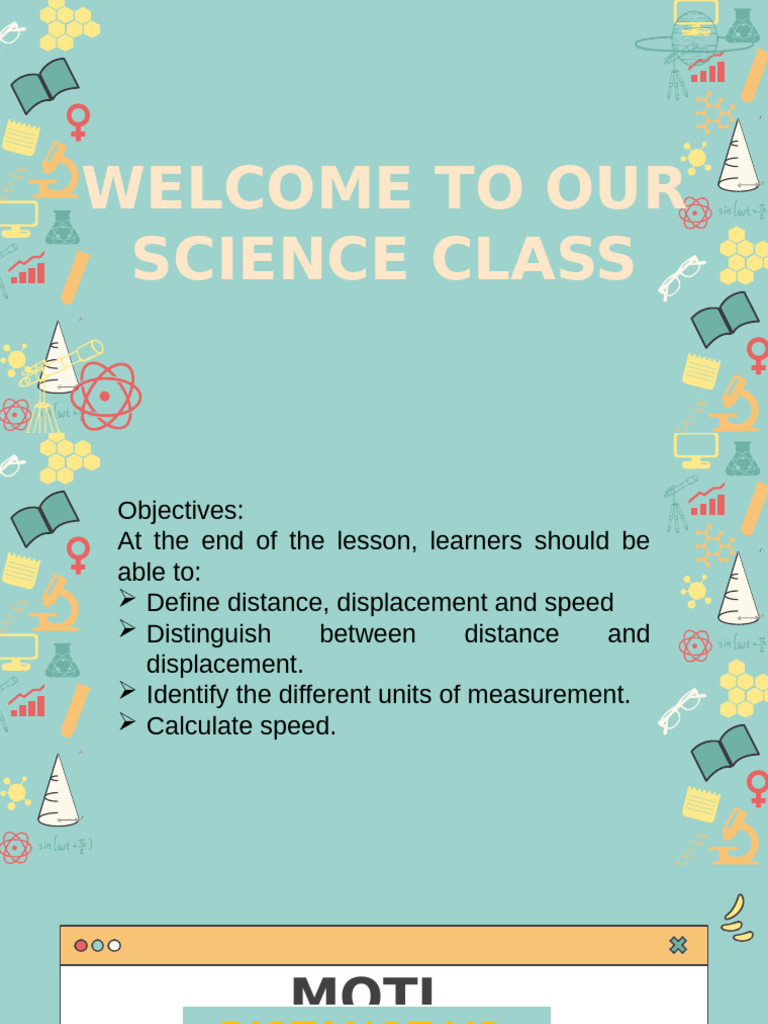 Distance, Displacement and Speed | PDF | Speed | Distance