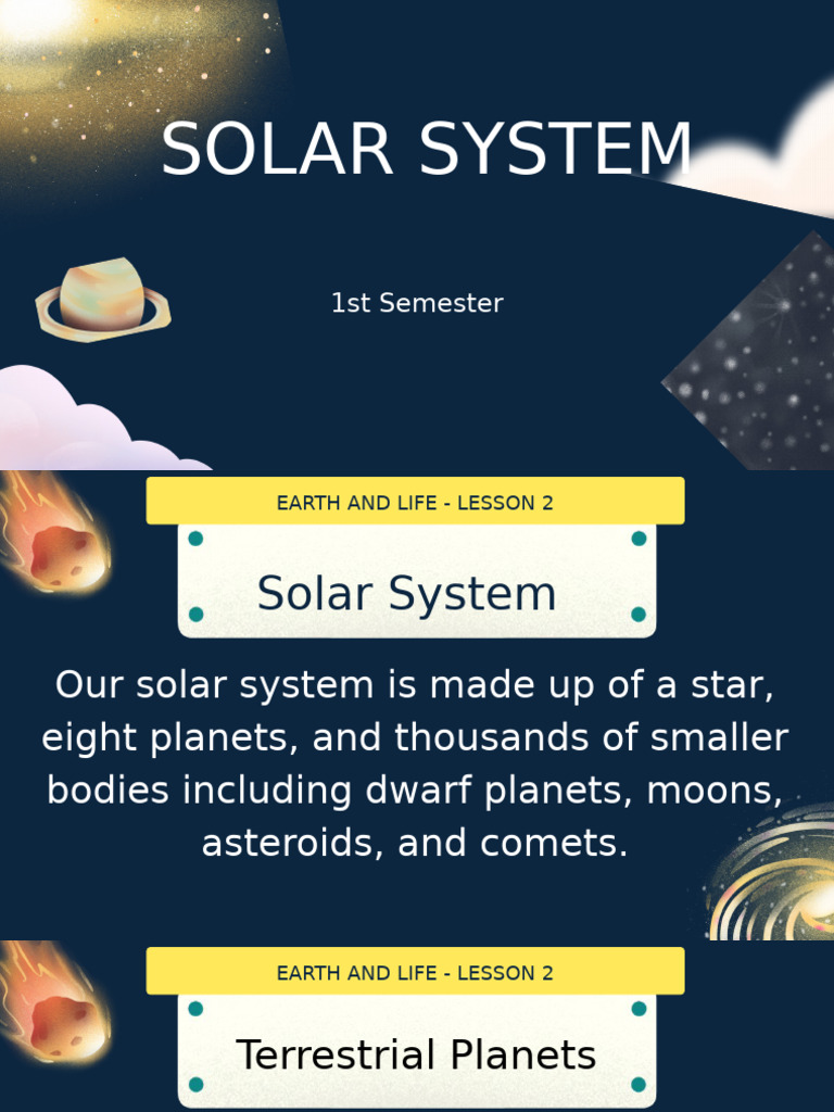 Lesson 2 The Solar System | PDF