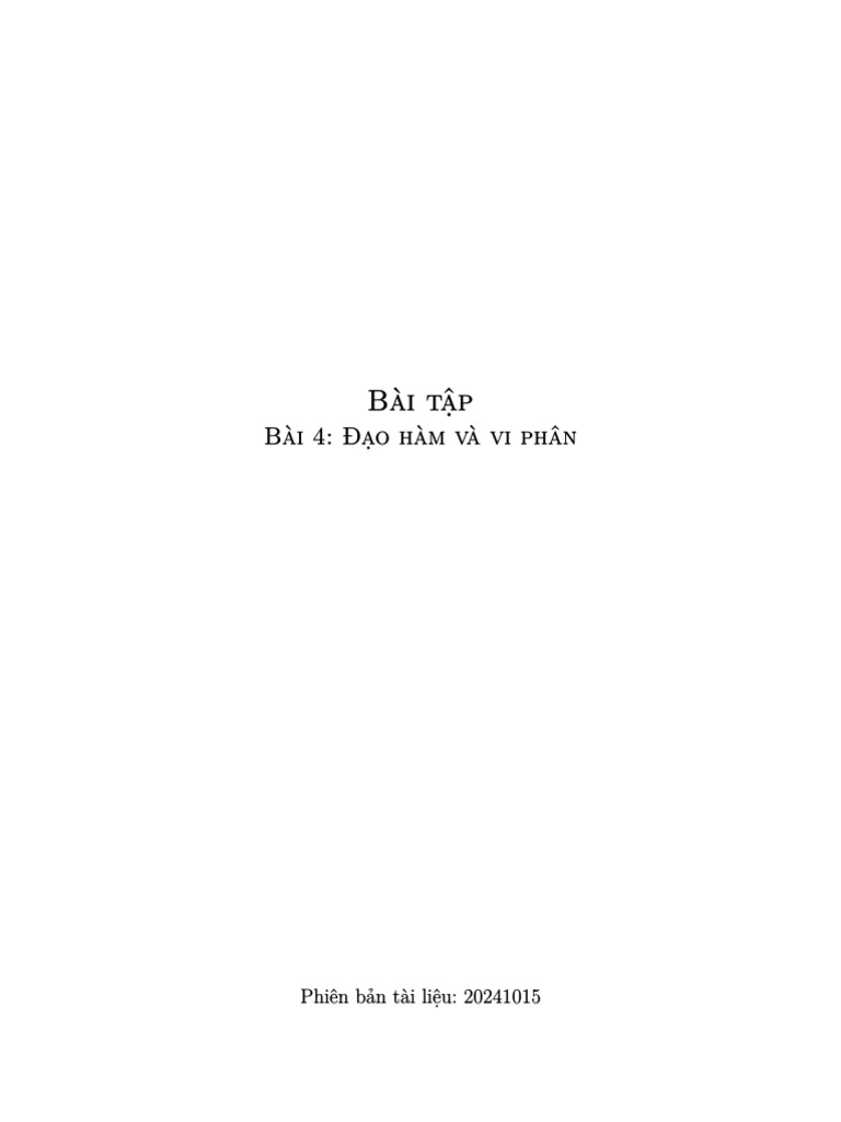 04 Dao Ham Vi Phan 1 | PDF